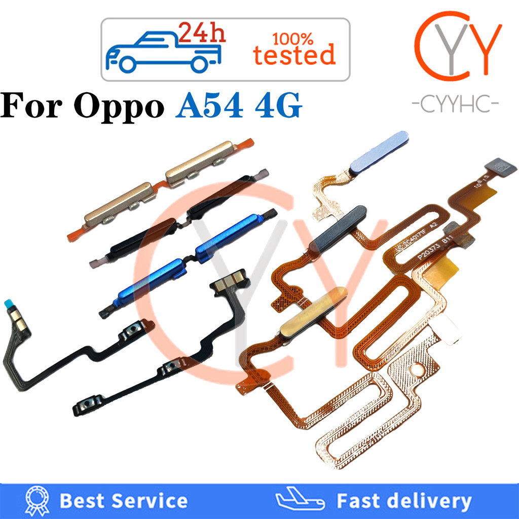 For OPPO A54 4G Back Home Button Fingerprint Scanner Sensor Return Key ...