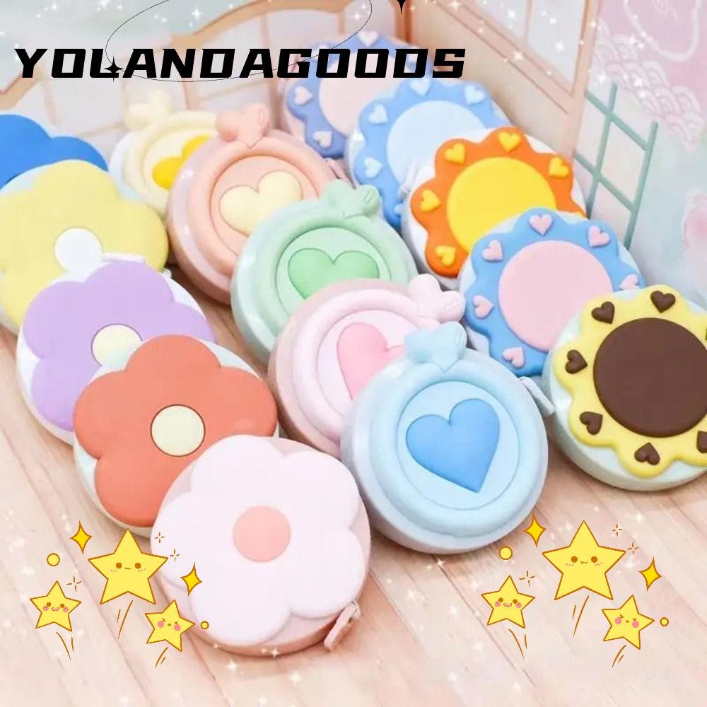 YOLA Soft Tape Measure, Leather Cartoon Mini Double Scales Rulers ...