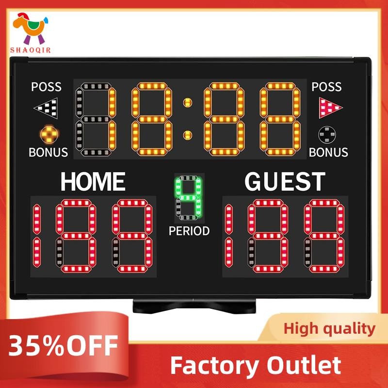 Electronic Basketball Scoreboard, Portable Digital Scoreboard With Remote for Multisports Indoor ...