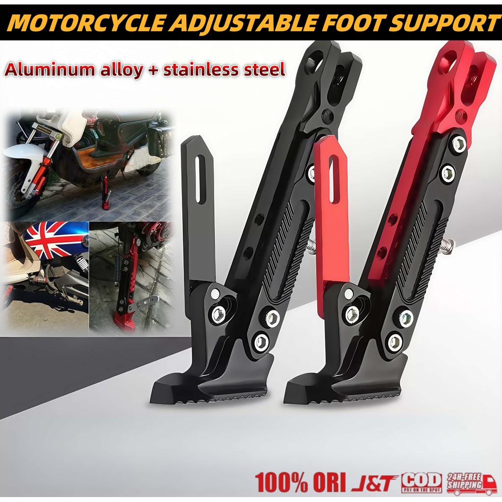 Motorcycle Side Stand Universal Adjustable Foot Side Support Stand CNC ...