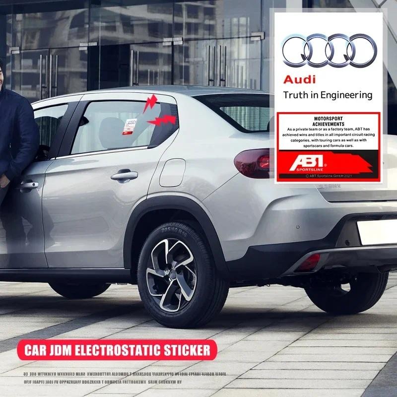 Audi Creative Sticker Car Jdm Modified Sticker Auto Logo Windshield ...