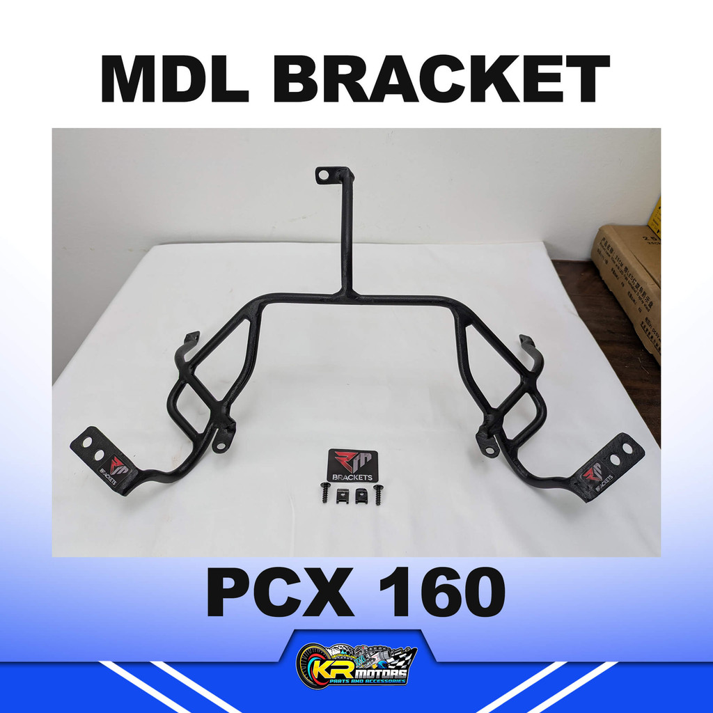 RM BRACKET PCX 160 AUXILLIARY LIGHTS BRACKET BLACK POWDER COATED IRON ...