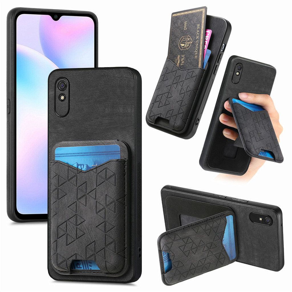 Redmi note 9s 8 9 pro 8A 9A 8T Carbon Fiber case With Card Holder ...