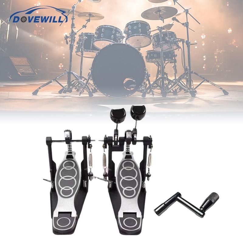[Dovewill] Double Bass Drum Pedal Heavy Duty Professional Drum Practice ...