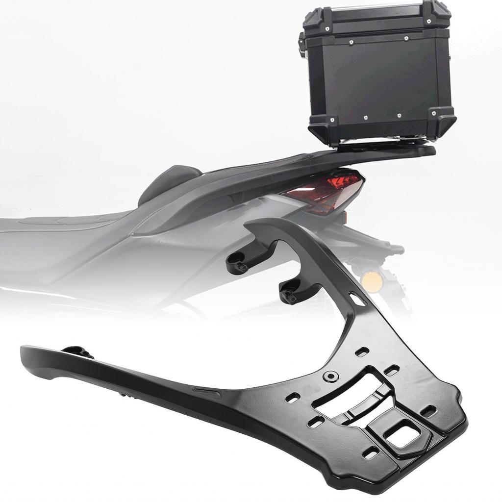 Eleganthome Motorcycle Rear Rack for Xmax300 2017 to 2024 Black ...