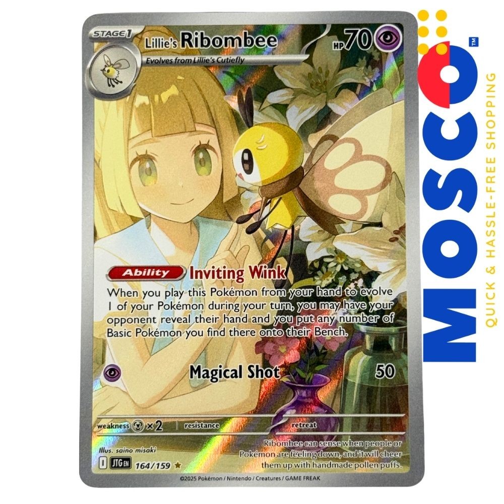 Lillie's Ribombee - 189/159 Journey Together | Pokemon TCG | Shopee ...