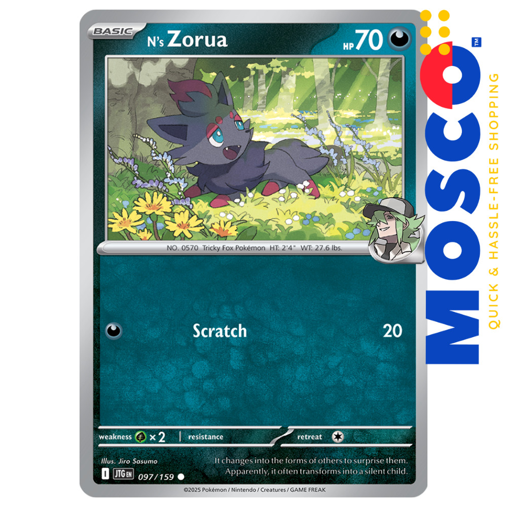 N's Zorua - 097/159 Journey Together | Pokemon TCG | Shopee Philippines