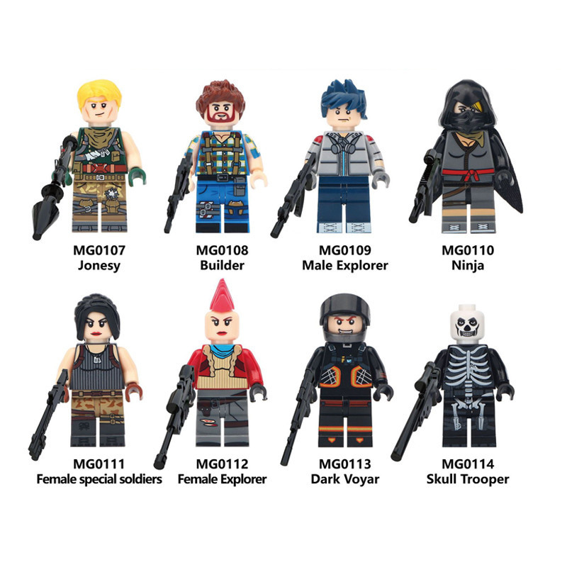 TPS Shooter Game Character Jonesy Builder Female Male Explorer Dark ...