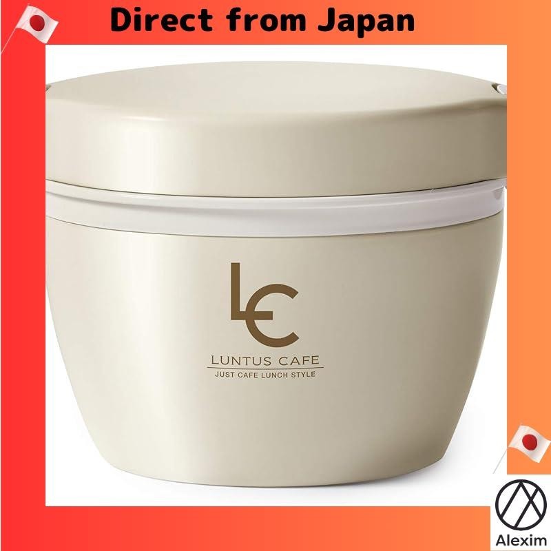 [Direct from Japan]Asvel Insulated Bento Box Lantus Cafe Bowl CD-620 Easy to Serve 620ml Ivory ...