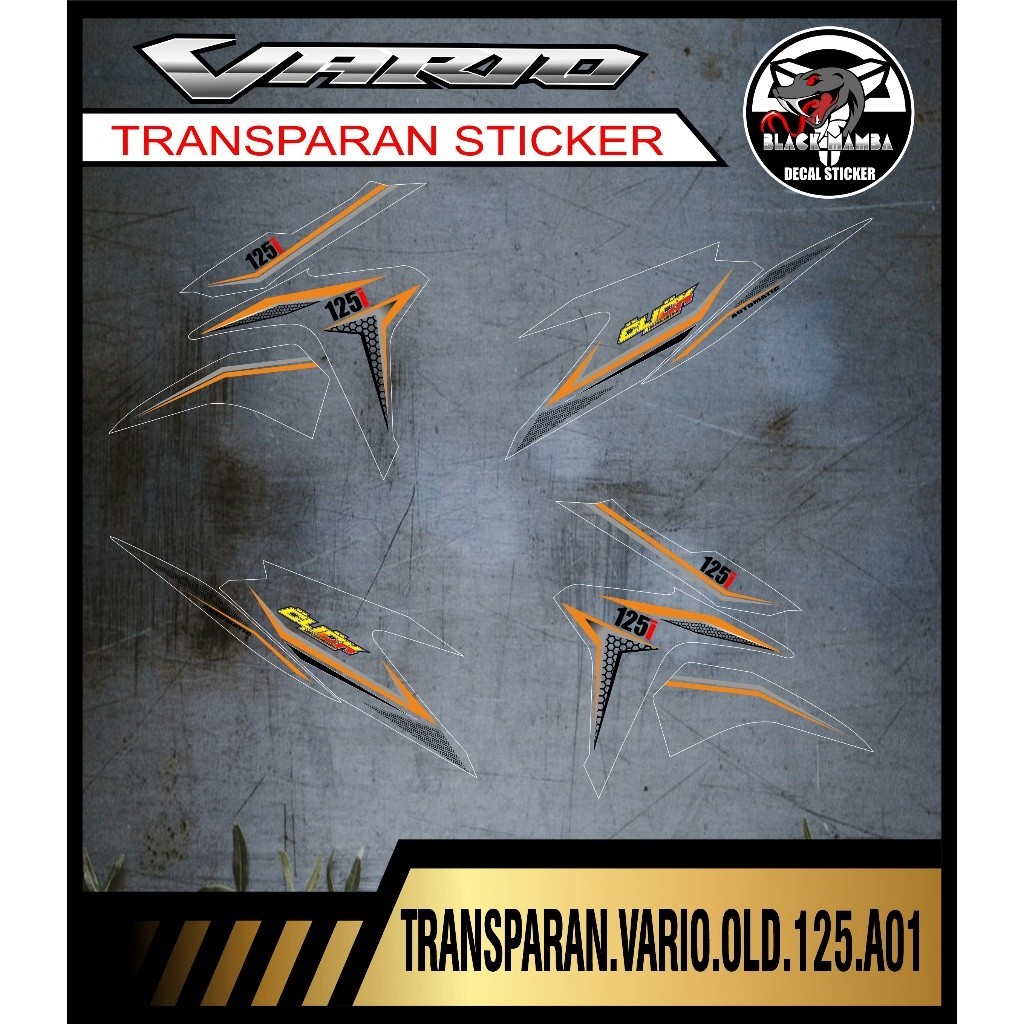 Transparent STRIPING VARIO OLD 125 TRANSPARENT VARIATION VARIO OLD 125 ...