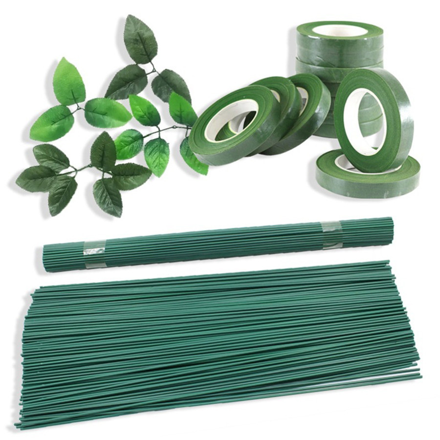 50Pcs Florist Wire, Plastic Floral Stem, Artificial Flower Rod, Plant ...