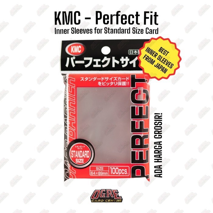 Kmc - Perfect Fit/Perfect Size - Inner Sleeve Pokemon Card MTG | Shopee ...