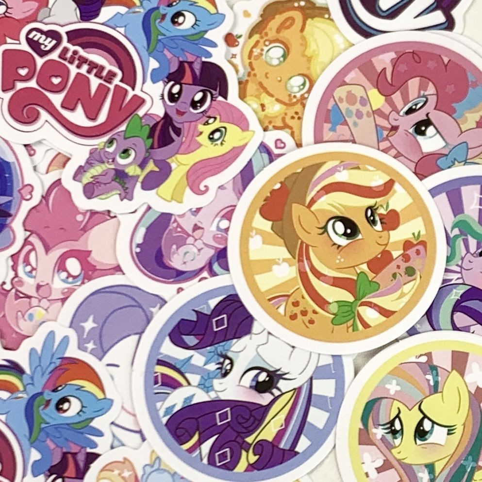 [Ready-Store] 120pcs My Little Pony Stickers Twilight Sparkle/Applejack ...