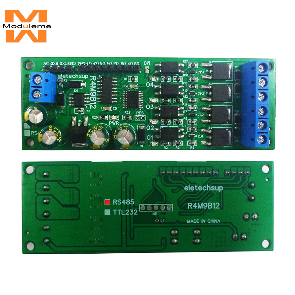 DC 12V 24V RS485 Relay Delay Switch 4CH Mos Transistor 8CH TTL Level ...