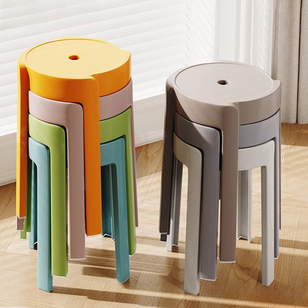 Minimalist Chairs Plastic Stools Nordic Style Plastic Stool Restaurant ...