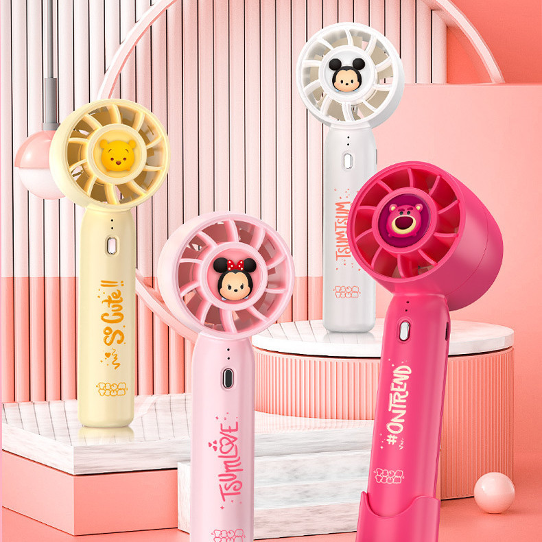 Disney F02 Mini Handheld Desktop Small Fan Winnie The Pooh Strawberry ...