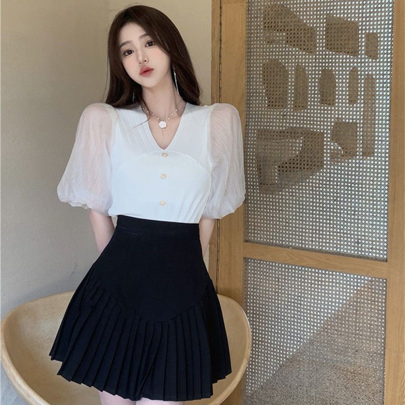 Modern Filipiniana Top Casual Plain Eyelet Embroidery Pearl Buckle ...