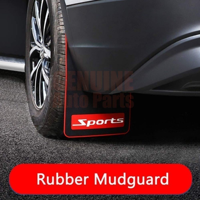 Universal Car Mudguard Front Rear Wheels Mud Flaps - Easy Installation ...