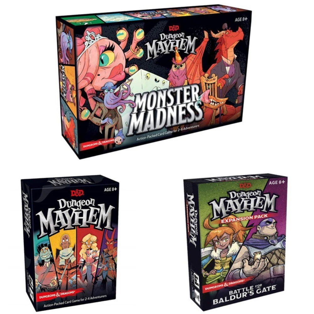 Dungeon Mayhem | Dungeons & Dragons Card Game Board Game English ...