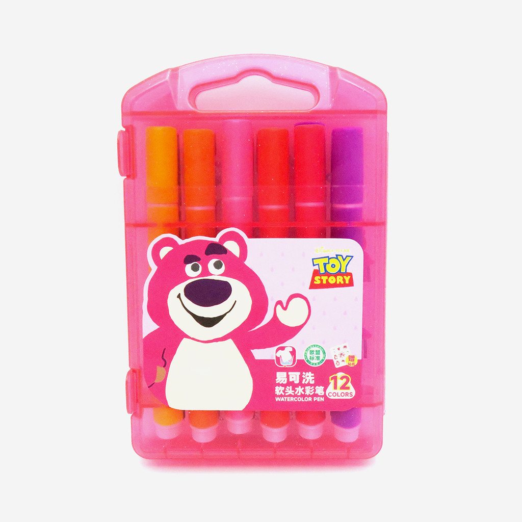 Disney Lotso Bear 12PCS Water Color Pen (DM24112T) | Shopee Philippines