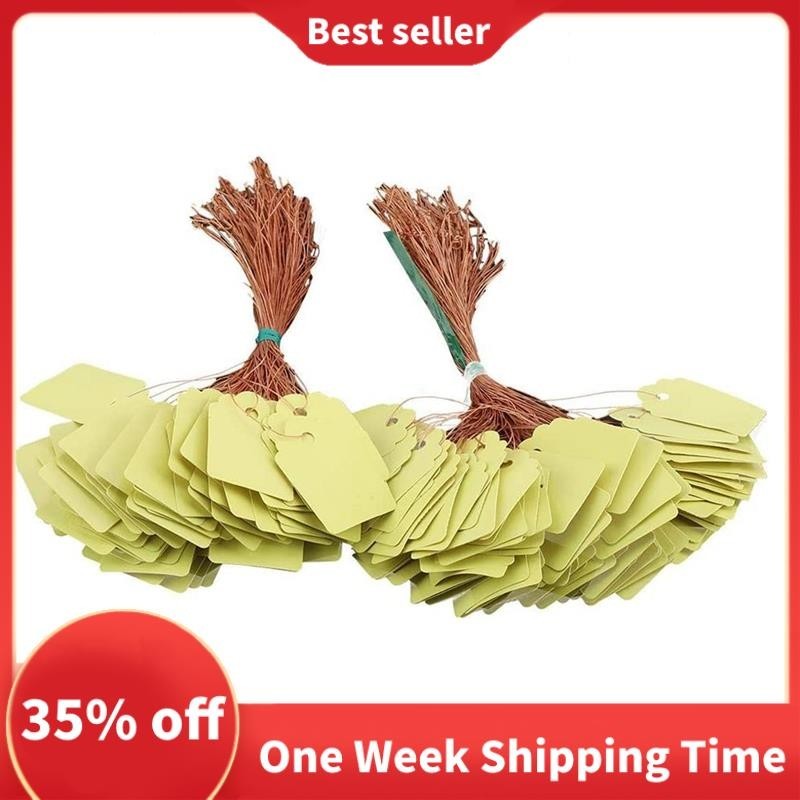Available 200Pcs Plant Hanging Tag Waterproof Plastic Labels Reusable ...