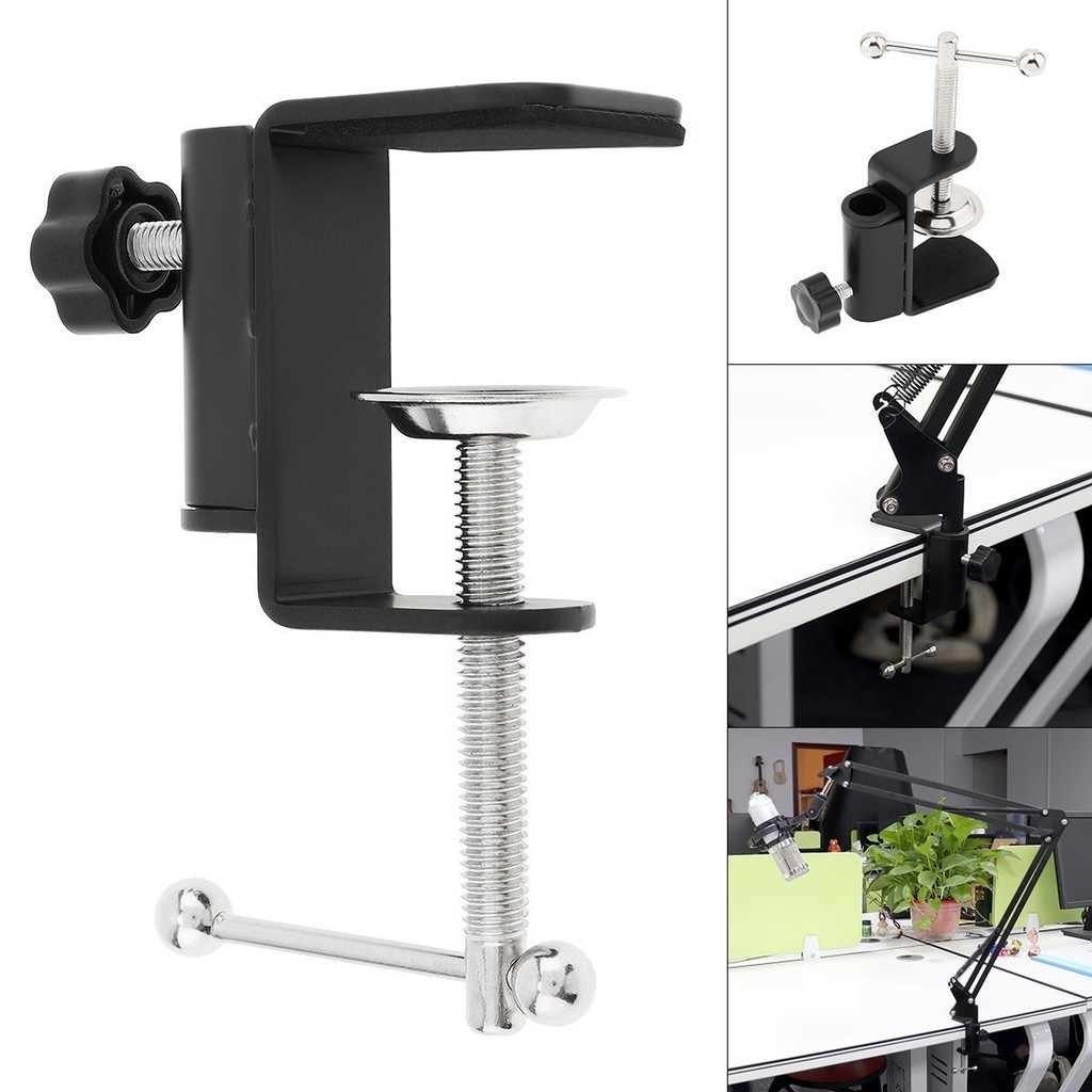 Table Lamp Clip Light Clamp Base Adjustable Arm Clamp Mounting Bracket ...