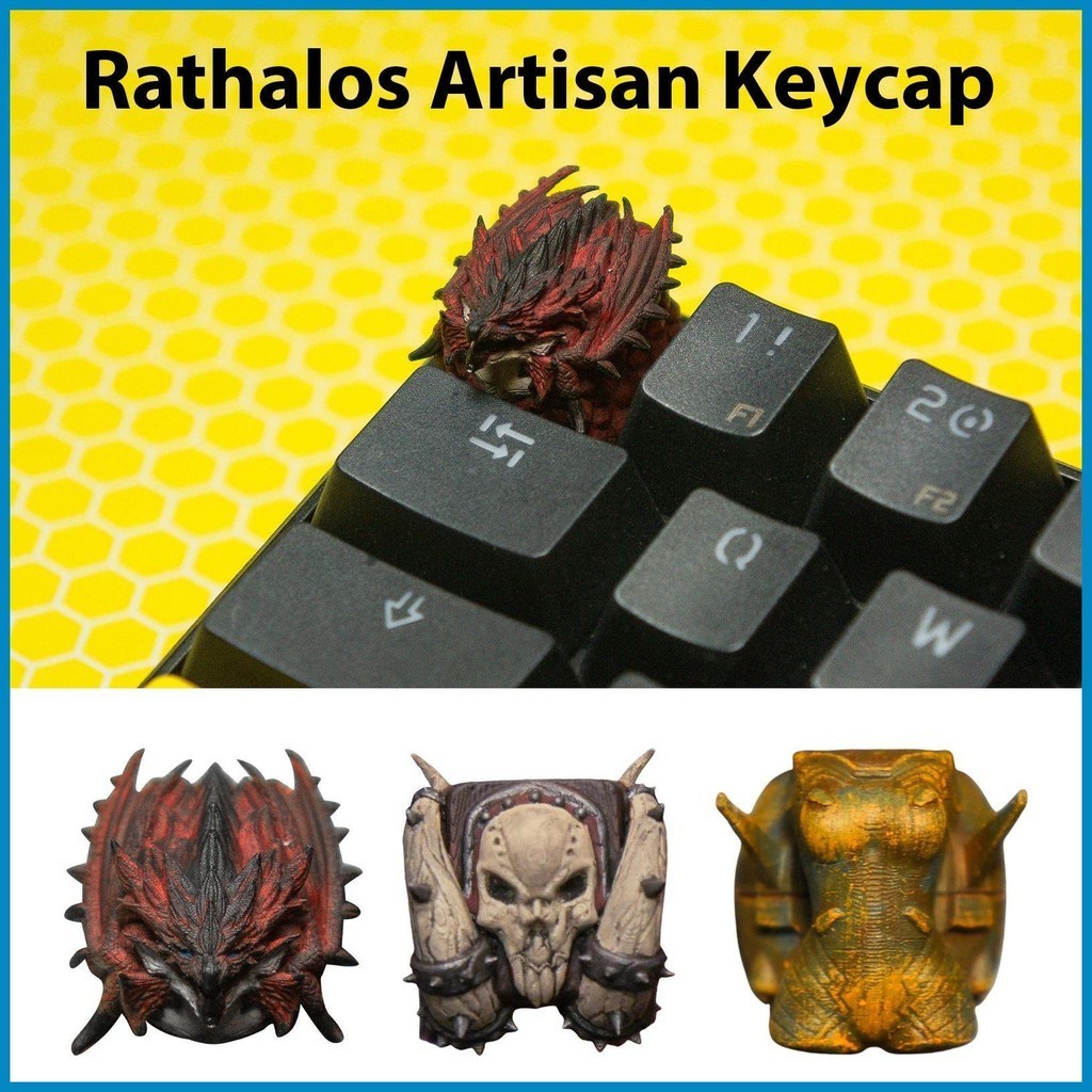 Gothic Keycap Creative Spooky Resin Keycap for Keyboard Unique Key ...