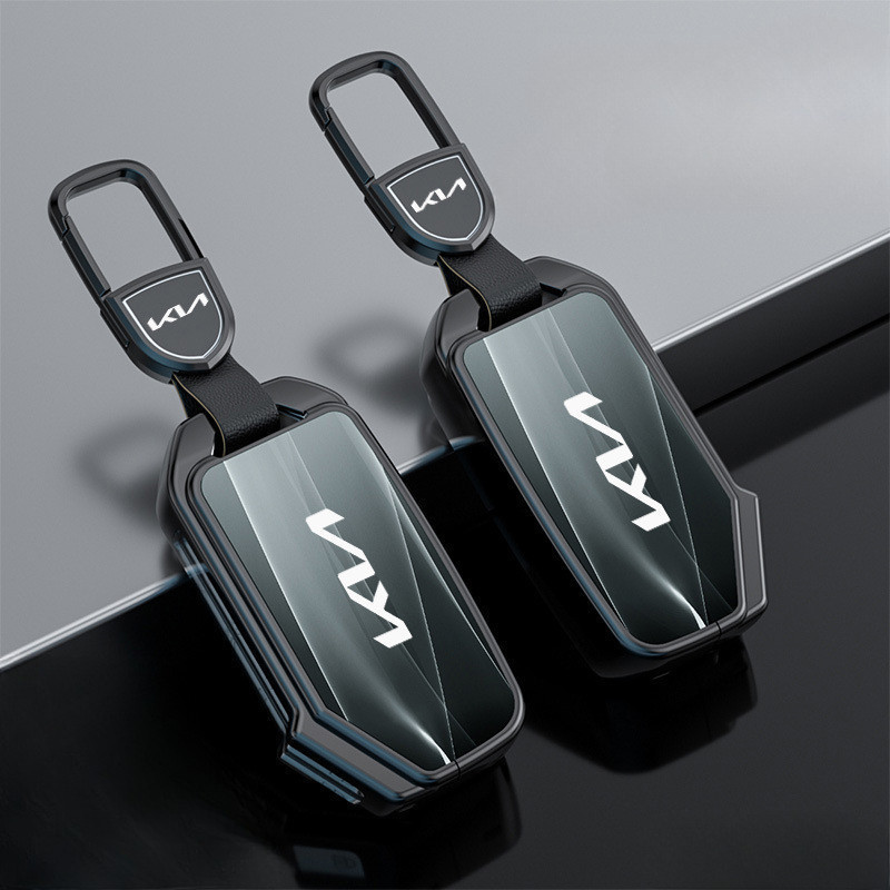Zinc Alloy Car Remote Key Case Cover TPU Protective Shell Fob for KIA ...