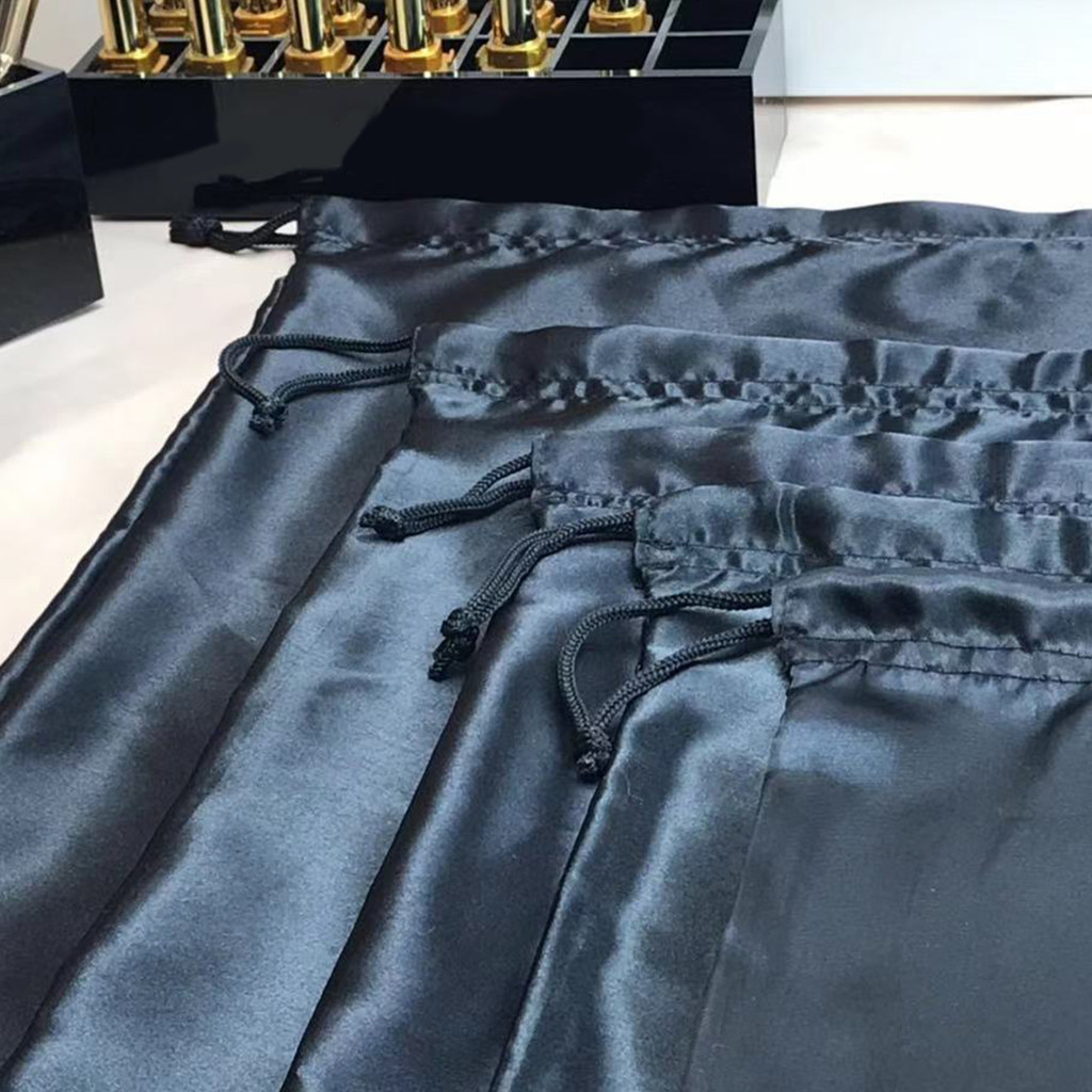 1 PC Pouches With Drawstring Silk Dust Cover Storage Bag Satin Pouch ...