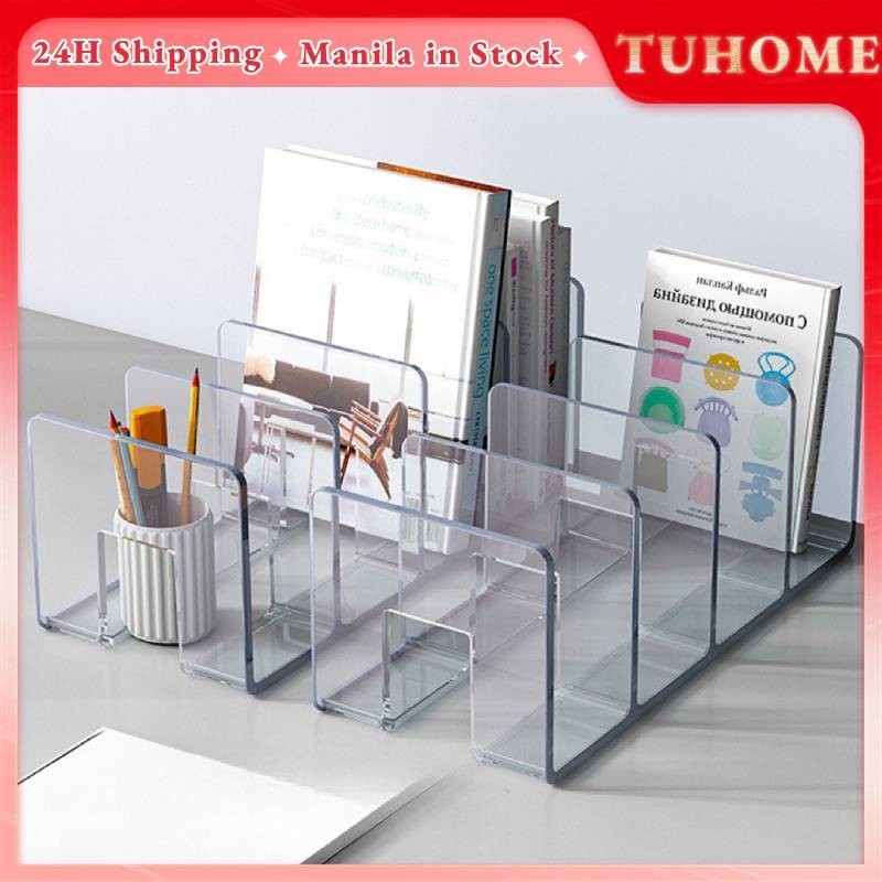 Multi Acrylic Clear Bookstand Desk File Handbag Organizer Shelf Storage ...