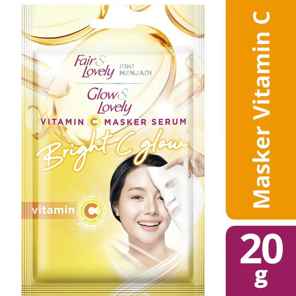 Lamiaa x N Vantela Glow & Lovely Vitamin C Serum Sheet Mask 20G - Sheet Mask | Shopee Philippines