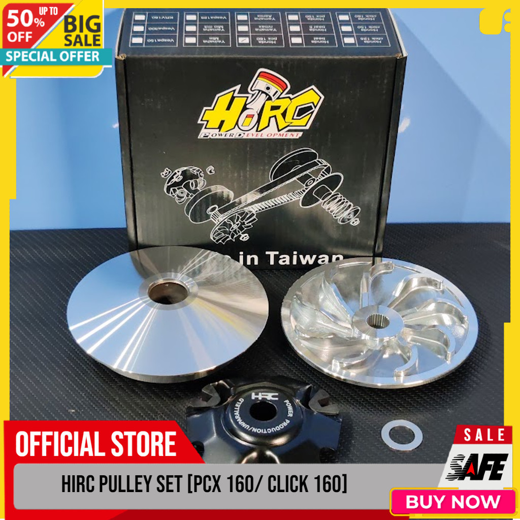 HIRC PULLEY SET for PCX 160/ CLICK 160 | MADE IN TAIWAN | RACING ...