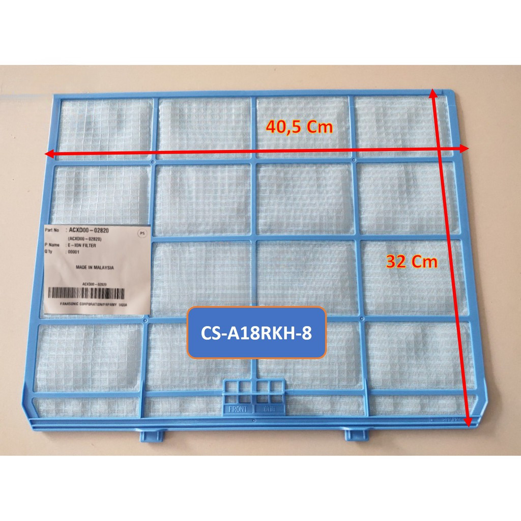 Panasonic Air Conditioner Filter Mesh model CS-A18Rk-8 1pcs | Shopee ...