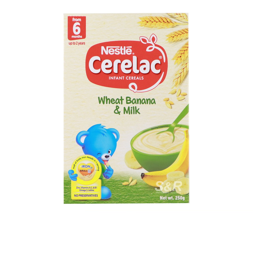 Blue Chips Stocks Cerelac Wheat Banana And Milk Infant Cereals (250g x ...