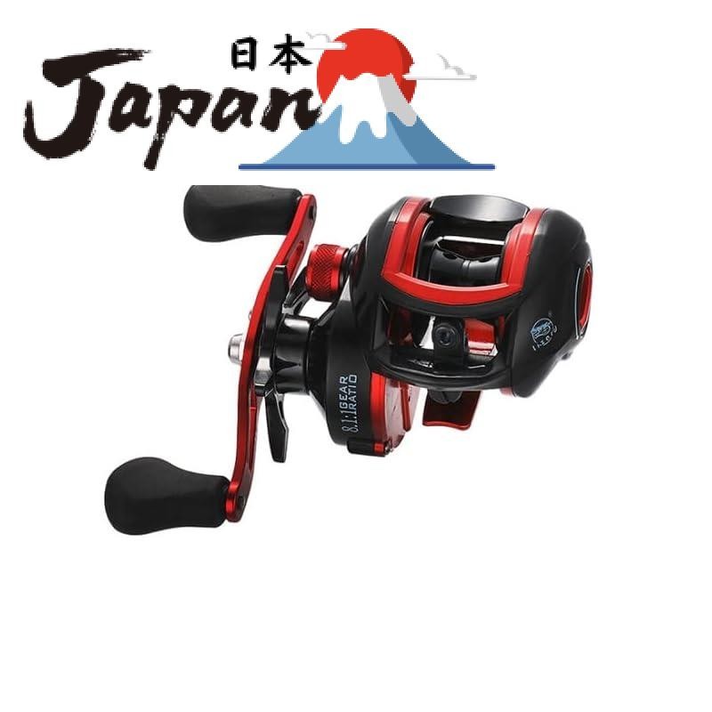[import from Japan] Wellvie Baitcasting Reel Left Hand Waka Fishing 18 ...