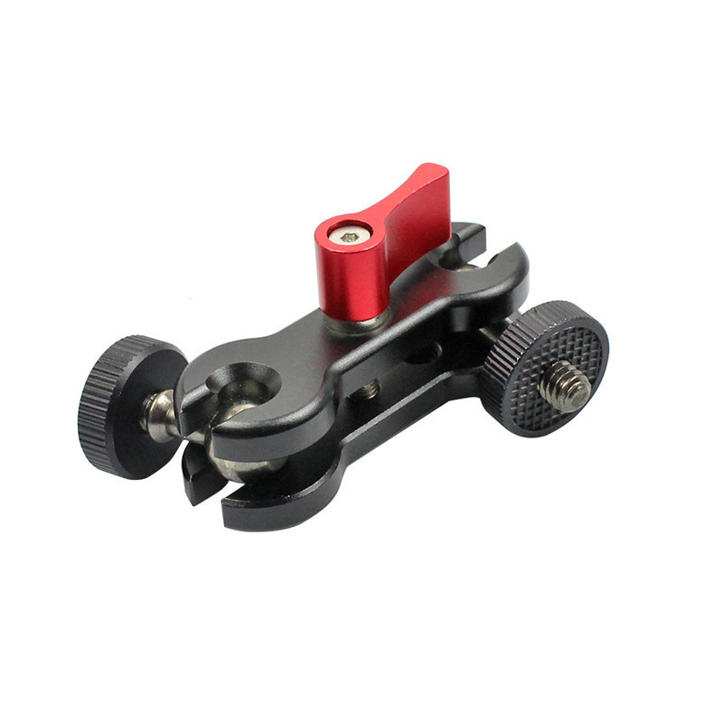 Slr Camera Universal Magic Arm Monitor Ball Head Bracket Strong Clip ...