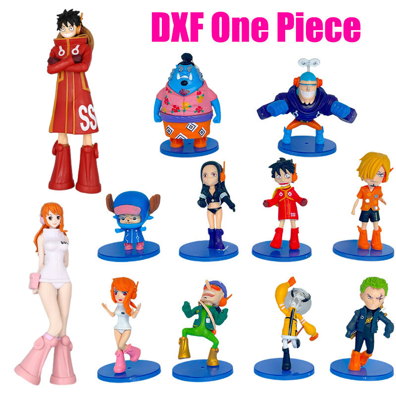 DXF One Piece Egg Head Action Figure Luffy Nami Zero Egghead Doll ...