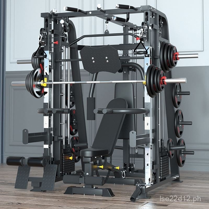 Smith Machine Fitness Equipment Home Multi-Functional Large Combination Set Commercial ...