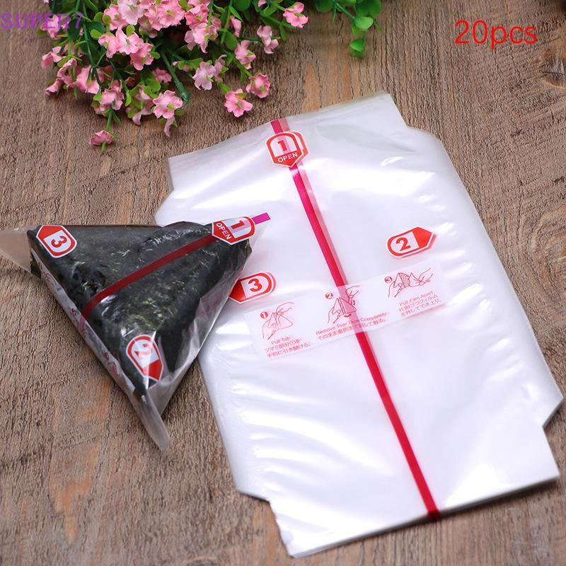 floweroverflowsuper.ph 20Pcs Double Layers Triangle Rice Ball Packing ...
