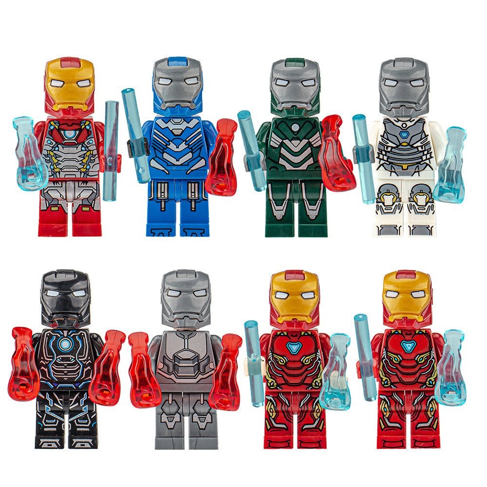 Compatible Building Blocks Marvel Iron Man Superhero Minifigure Boys ...