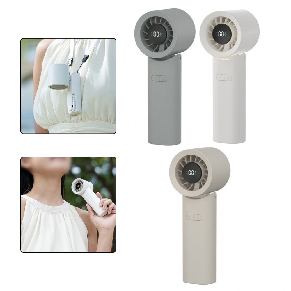 【SUNAGE】Foldable High-Speed Handheld Fan: 100-Speed USB Rechargeable ...