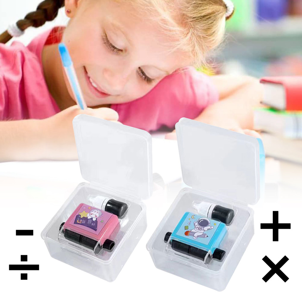 Math Practice Number Rolling Stamp Addition And Subtraction Question ...