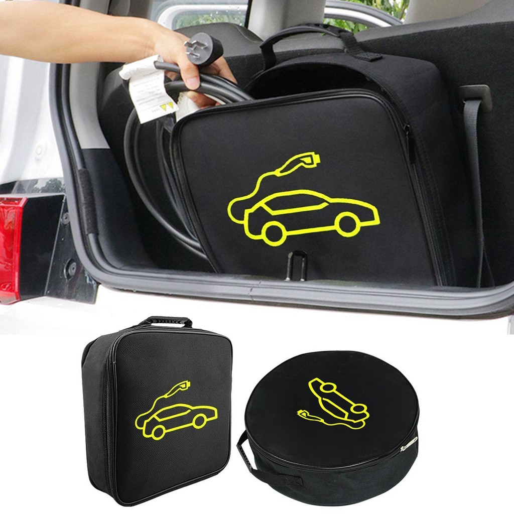 EV Cable Bag Jumper Cable Bag Waterproof Flame Retardant EV Charging ...
