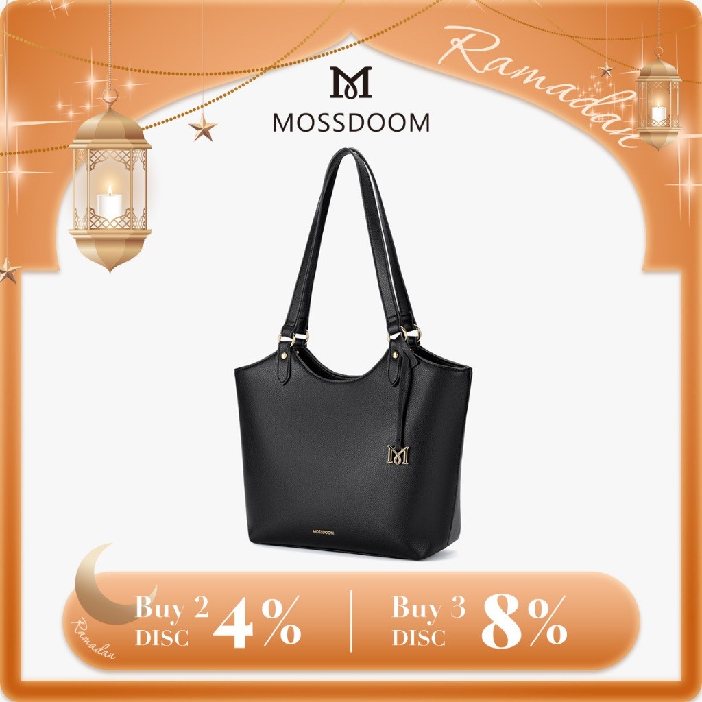 MOSSDOOM Women's Classic Shoulder Bag Lona Bag Simple Tote Bag | Shopee ...