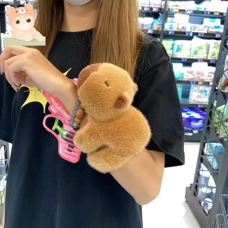 Capybara Plush Papa Circle Simulation Animals Raccoon Fox Husky Cat ...