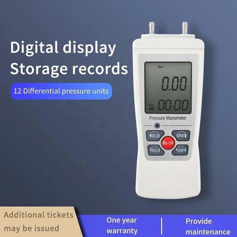High accuracy Differential Pressure Gauge Digital Manometer | Shopee ...