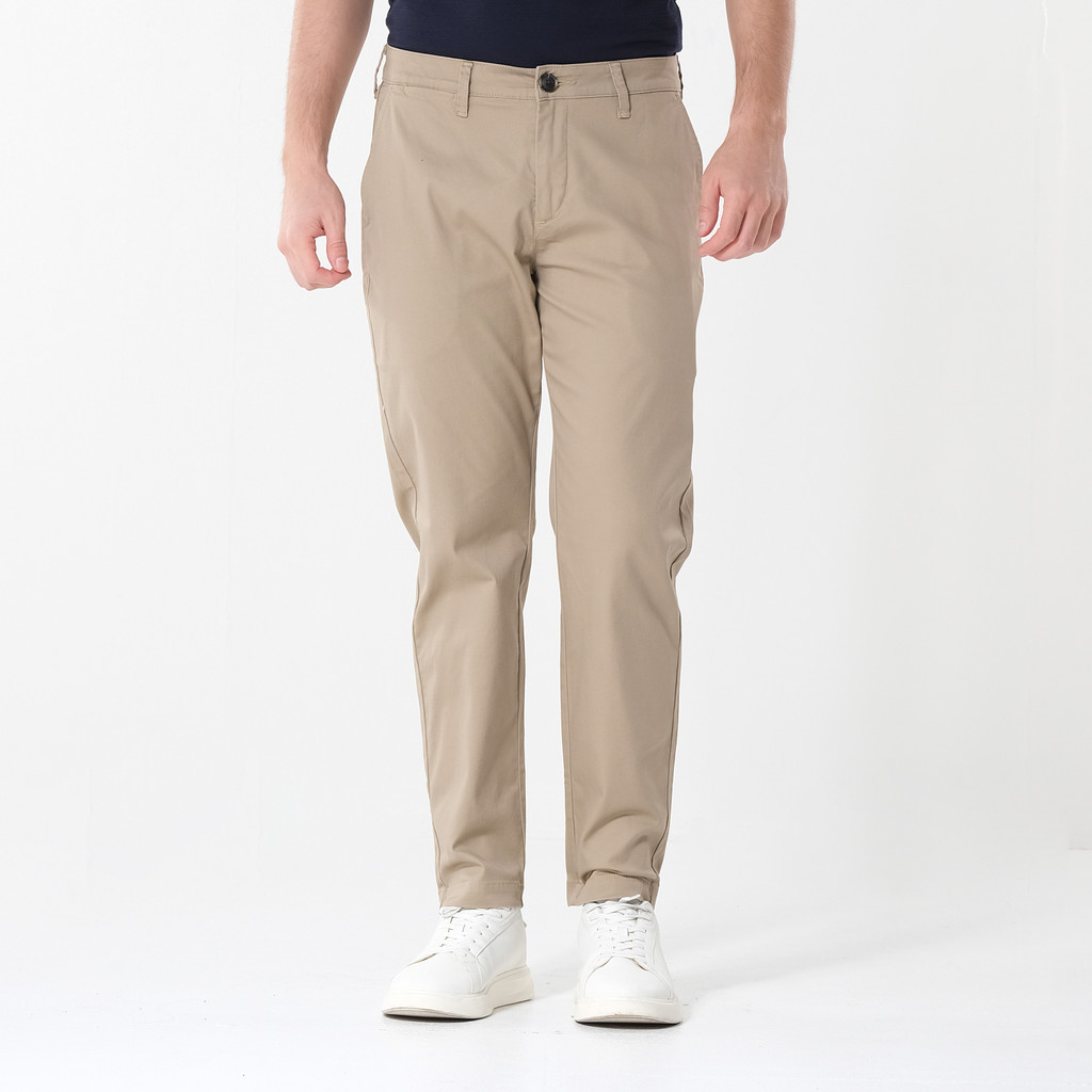 Lee Ramone Skinny Straight Colored Pants for Men in Lt Fatigue | Shopee ...