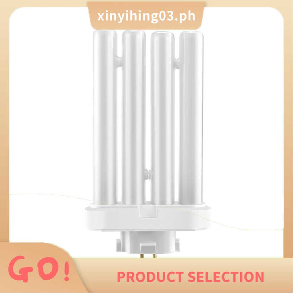 In 220V 27W 4 Pin Rows 6500K Double-H Quad Tube Compact Fluorescent ...