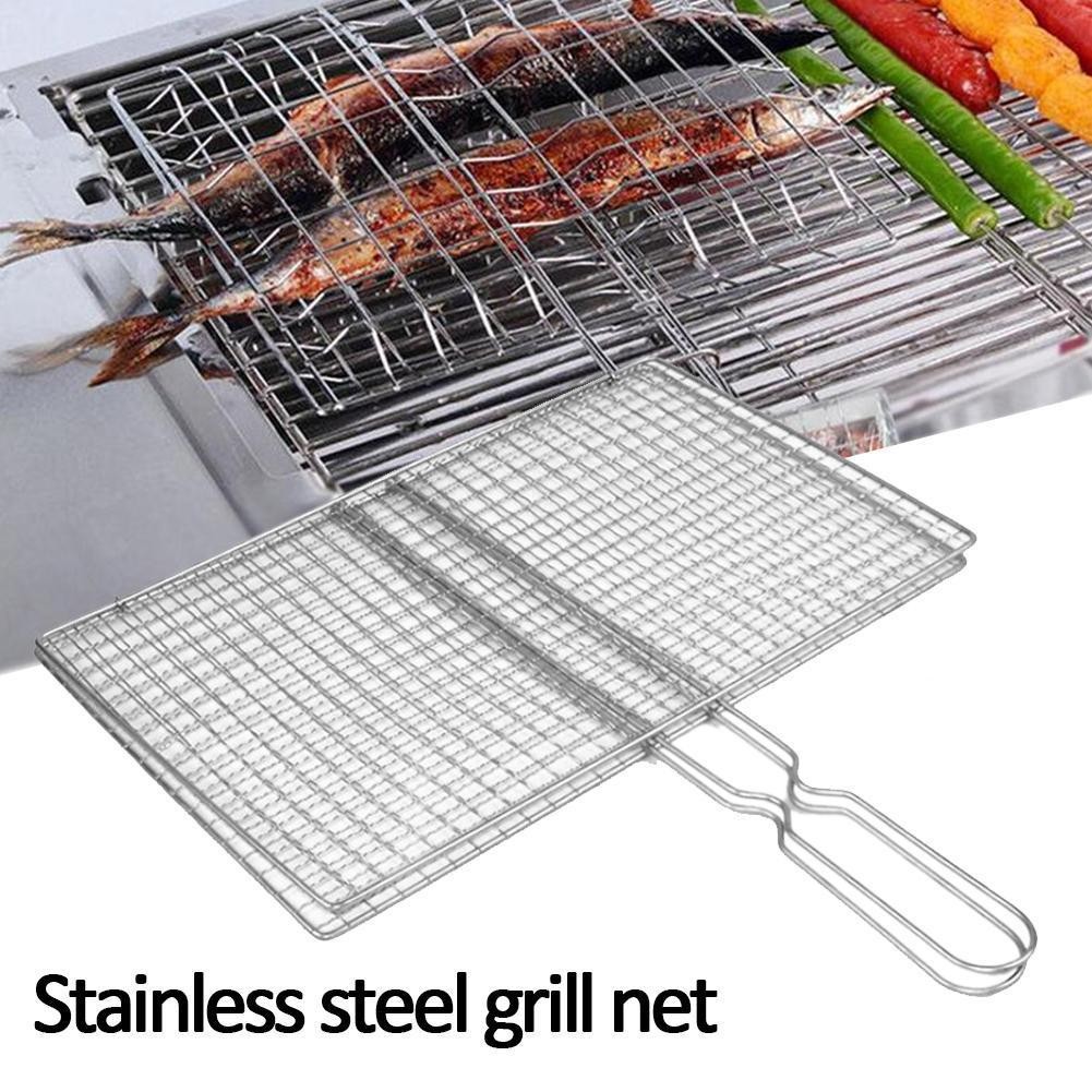 Barbecue Mesh Clip Grilled Fish And Meat Tools Clamp Picnic Outdoor ...