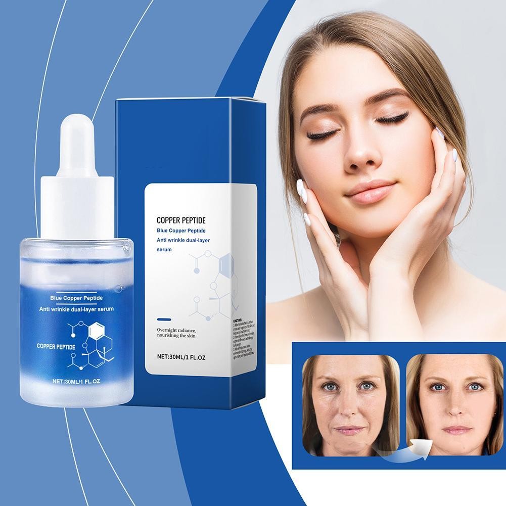 Copper Peptide Anti-ageing Serum Copper Peptide Collagen Facial ...